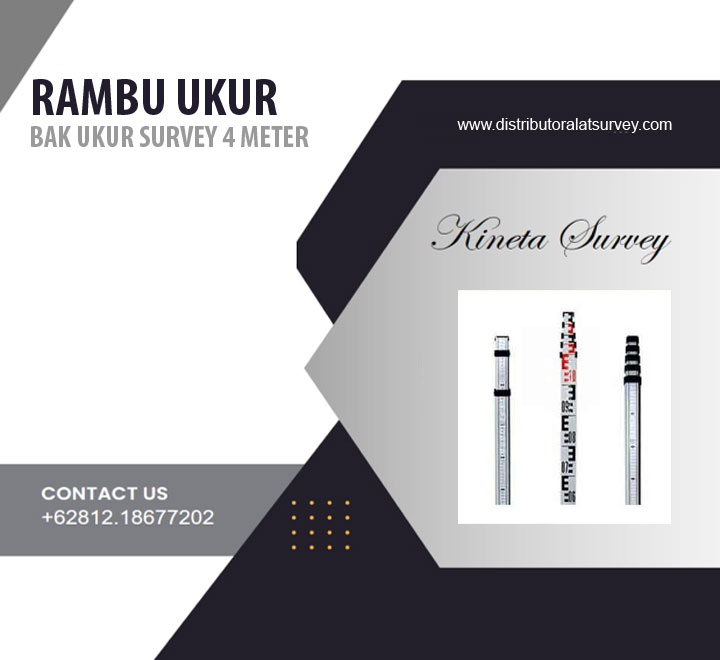 Jual Rambu Ukur Bak Ukur Survey 4 Meter – DISTRIBUTOR ALAT SURVEY | HP ...